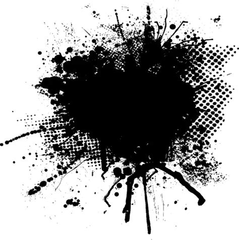 Ink Splat Dot Stock Vector Nicemonkey