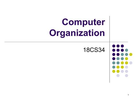 Basic Structure Of Computers Functional Units Basic Operational