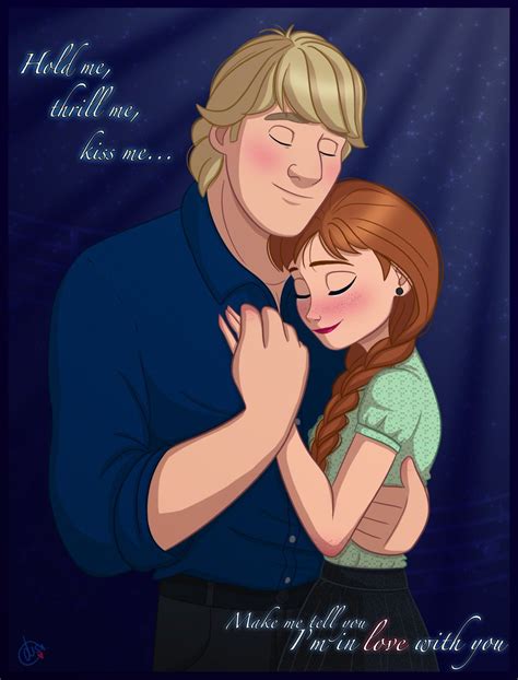 Frozen Kristoff And Anna Kiss