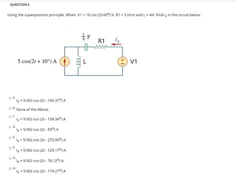Solved QUESTION 3 Determine Vx In The Circuit Below When Is Chegg Com