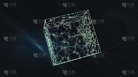 网络和通信概念的抽象背景。