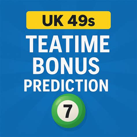 Uk49s Teatime Predictions For Today Sunday 24 August 2025