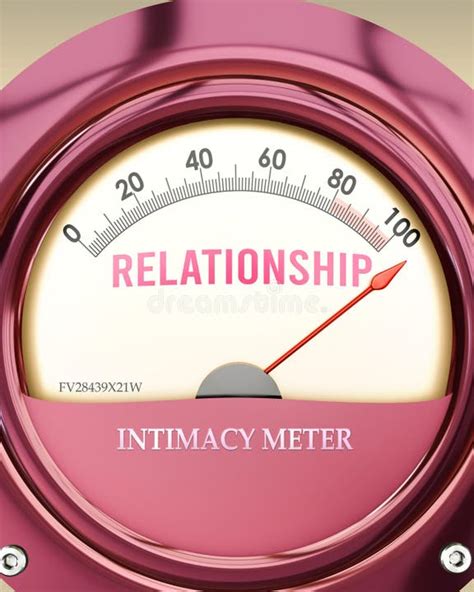 Relationship And Intimacy Meter That Is Hitting A Full Scale Showing A