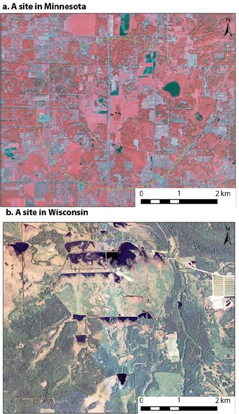 Example Of Samples Sites In Naip Imagery Band Color Composite