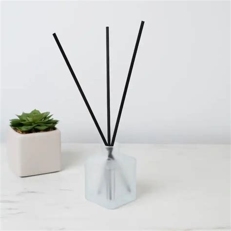 Frosted Cube Glass Reed Diffuser Bottle Candlescience