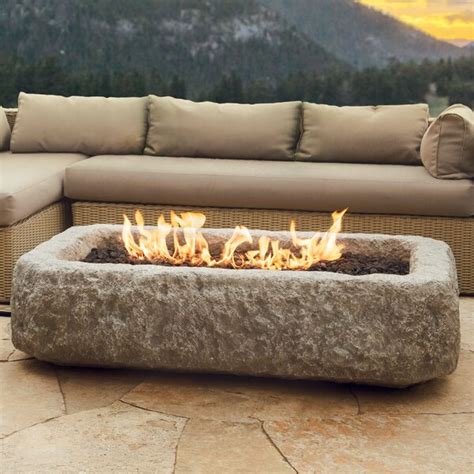 Real Flame Limestone Propane Fire Pit And Reviews Wayfair
