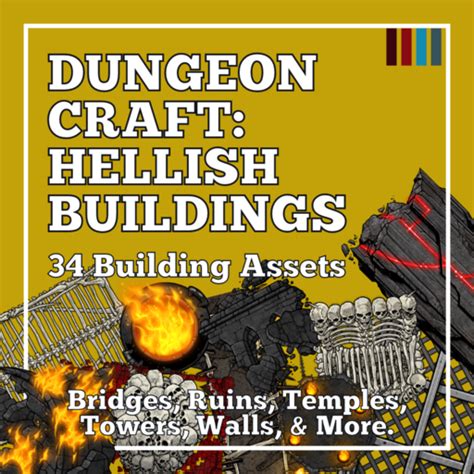 Dungeon Craft Hellish Buildings Roll20 Marketplace Digital Goods For Online Tabletop Gaming