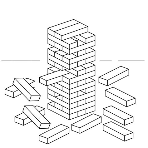Premium Vector Jenga Game