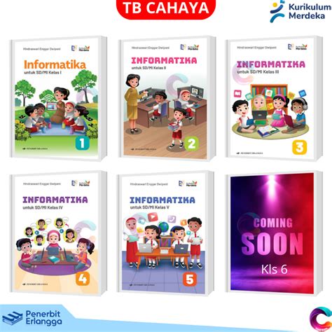 Jual Buku Informatika Kelas 1 2 3 4 5 6 Sd Kurikulum Merdeka Erlangga Kurmer Shopee Indonesia
