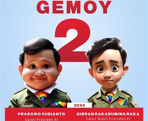 Heboh Foto Ai Prabowo Gibran Gemoy Pakai Atribut Lgbt Trending Di