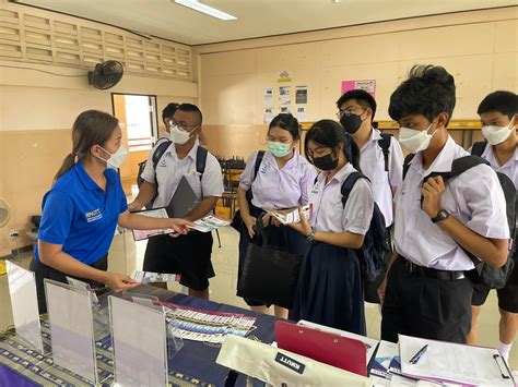 มหาวิทยาลัยเทคโนโลยีราชมงคลธัญบุรี ได้เข้าร่วมแนะแนวศึกษาต่อ ณ โรงเรียน