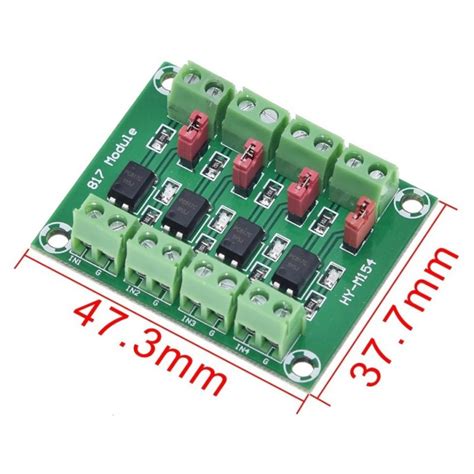 Modulo Optoacoplador De 4 Canales 36 30v Pc817