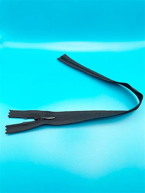 Concealed Zip Black Nylon 35cm — Sussex Seamstress Sewing Patterns