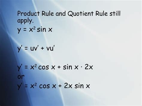 3 5 Derivatives Of Trig Functions Ppt