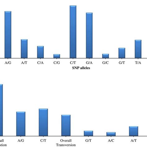 Plots Showing Snp Distribution A And Transitiontransversion Ratios