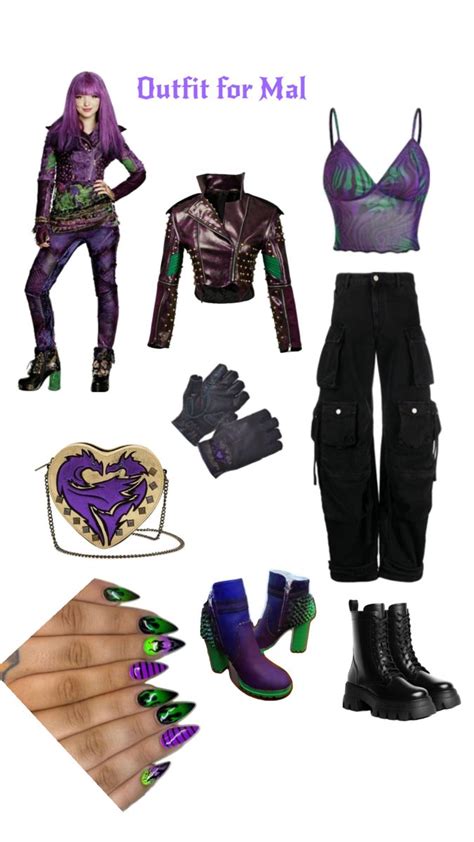 Cute Outfit I Made For Mal💜🦎👑 Mal Descendants Costume Evie Halloween