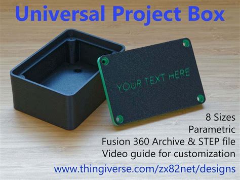 Free Stl File Universal Project Box・design To Download And 3d Print・cults