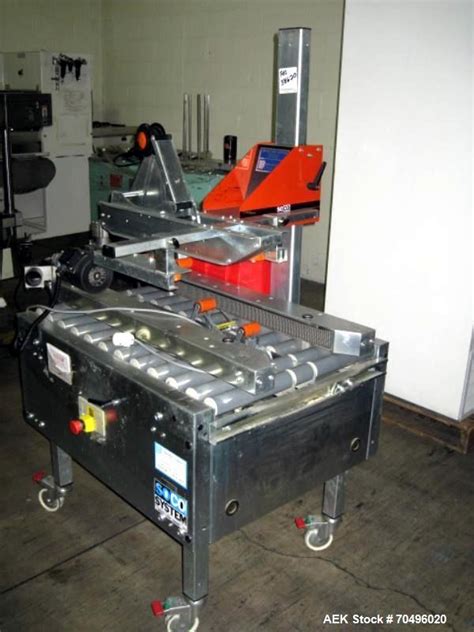 Used Soco System Case Sealer Model T 16 Top And Bottom Taping Desig