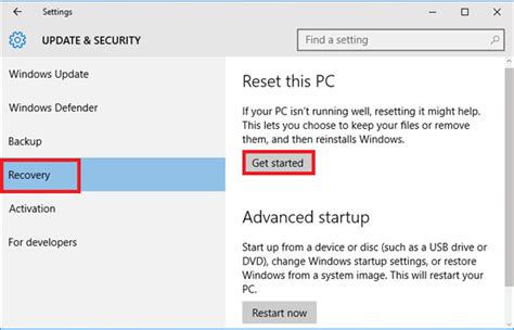 How To Reset Asus PC To Factory Settings