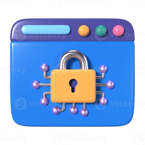 Encryption 3d Illustration Icon 41638998 Png