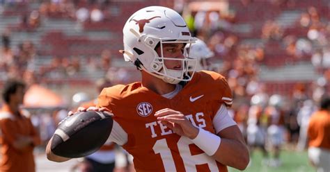Texas Longhorns Qb Arch Manning Prepared For The Moment