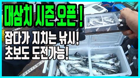 대삼치 시즌 오픈 초보도 잡다가 퍼질 수 있습니다 Youtube