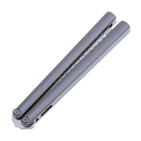 Maxace Knives 使徒 M390刃 一体钛柄 蝴蝶甩刀 1880 格尔装备