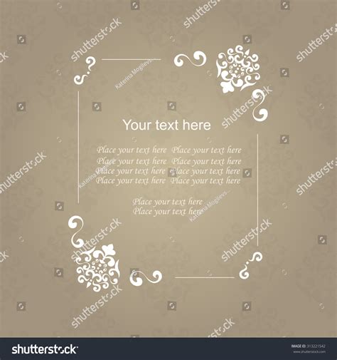 Flourishes Calligraphic Monogram Emblem Template Luxury Stock Vector