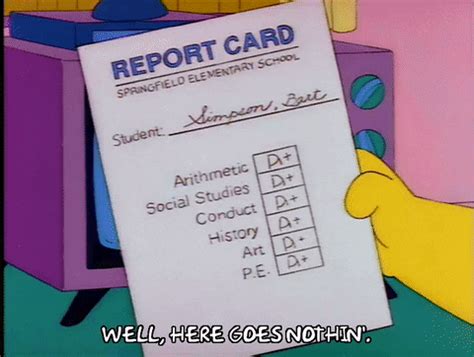 Report Card S Get The Best  On Giphy
