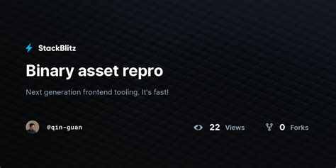 Binary Asset Repro StackBlitz