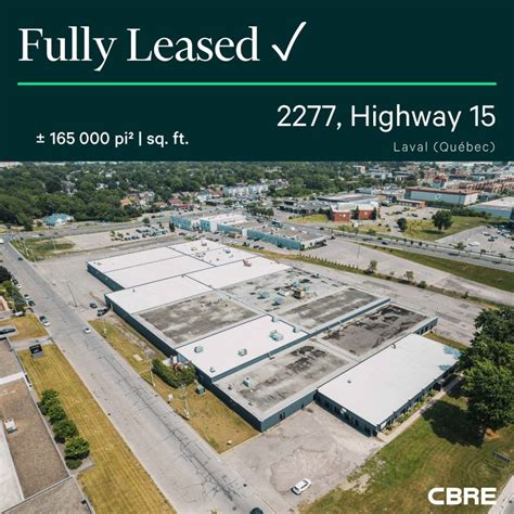 James Cacchione On Linkedin Our Team Is Pleased To Announce That 2277 Autoroute 15 In Laval Has