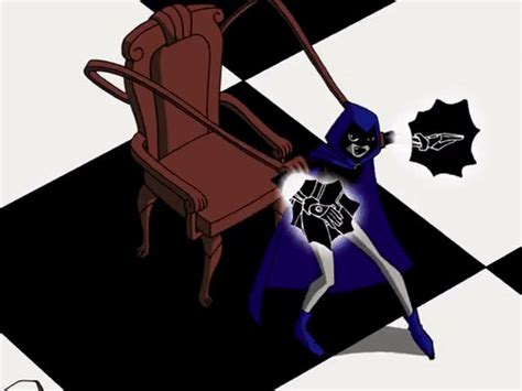 Teen Titans Raven Clamped To A Chair  By Alphagodzilla1985 On