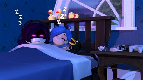 Tari And Uzi Sleeping By 8 Bitmeggy On Deviantart