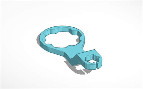 3d Design Water Jug Wrench Tinkercad
