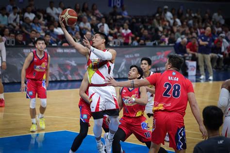 Smb Escapes Ros Takes 1 0 Lead In Pba Semis