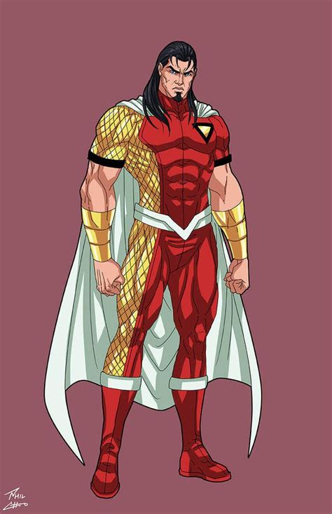 Comissão De Lobo De Aço Por Phil Cho New Superheroes Superhero Design Superhero Art