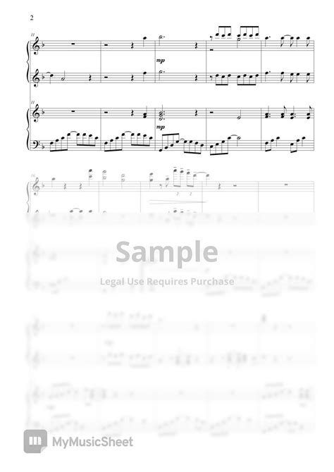 La La Land City Of Stars 4 Hands Sheet Music By This Is Piano