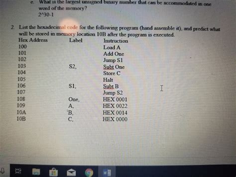 Solved E What Is The Largest Unsigned Binary Number That
