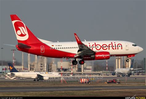 D Abla Air Berlin Boeing 737 700 At Milan Malpensa Photo Id