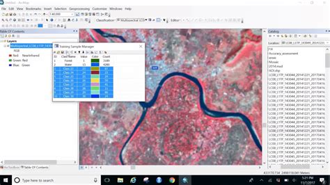 Maximum Likelihood Supervised Classification Using Arcgis 1041 Youtube