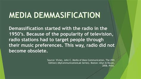 Ppt Mass Media Powerpoint Presentation Free Download Id1059698