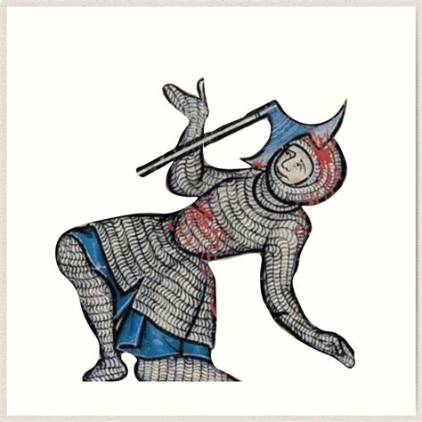 Medieval Knight Meme Art Print For Sale By Ocd Dot In 2025 Medieval