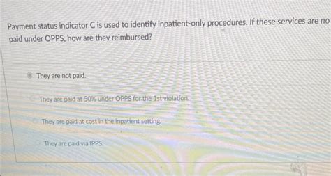Solved Payment Status Indicator C Is Used To Identify