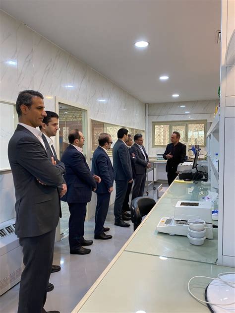 جویا بهنود خدمات آزمایشگاهی و کیفی مواد غذائی بازدید جناب آقای دکتر