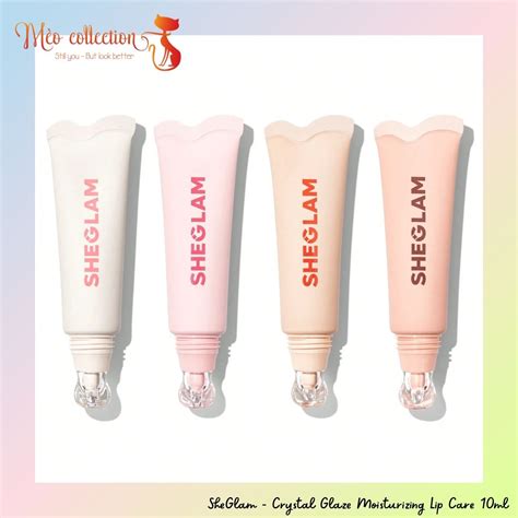 Son Bóng Dưỡng Môi Sheglam Crystal Glaze Moisturizing Lip Care 10ml Llection