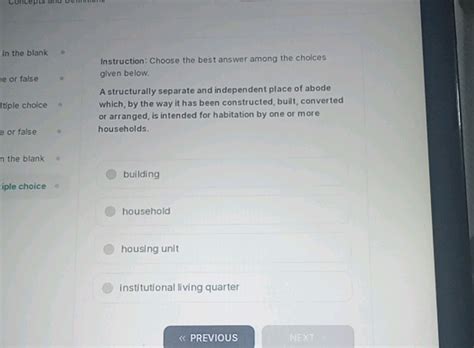 In The Blank Instruction Choose The Best StudyX