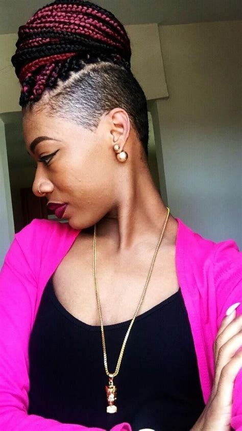 20 Head Turning Lemonade Braid Styles For All Ages Shaved Side Hairstyles Box Braids