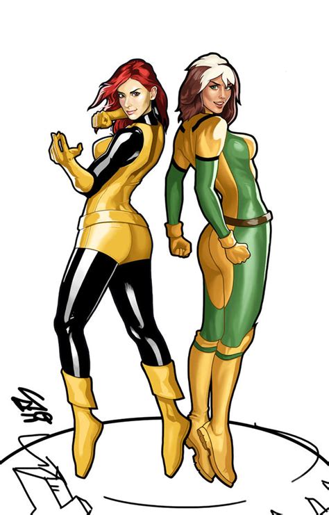 Jean Grey Rogue By Risq55 On Deviantart