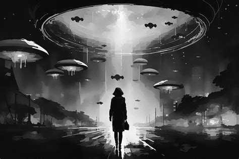 Download Alien Abduction Woman Royalty Free Stock Illustration Image