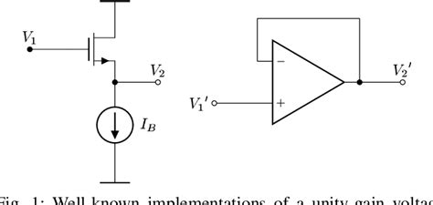 Figure From CMOS Unity Gain Voltage Amplifier For Low Voltage Applications Semantic Scholar
